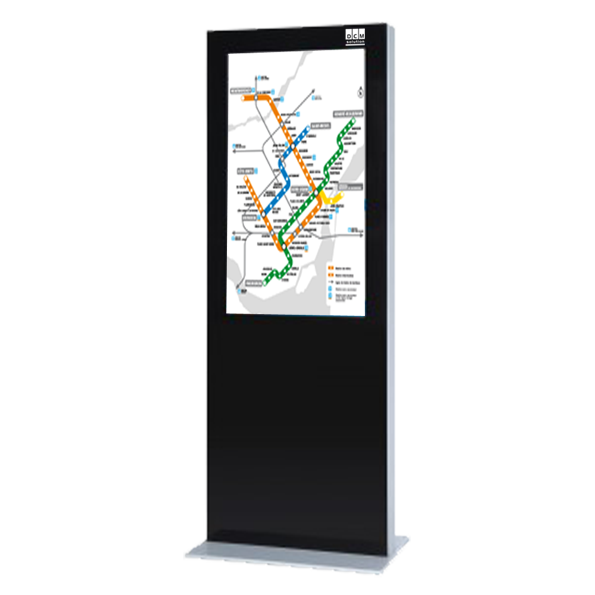 DCM Producto Kiosco Terminales Tótem digital de pared de la serie Tótem ...
